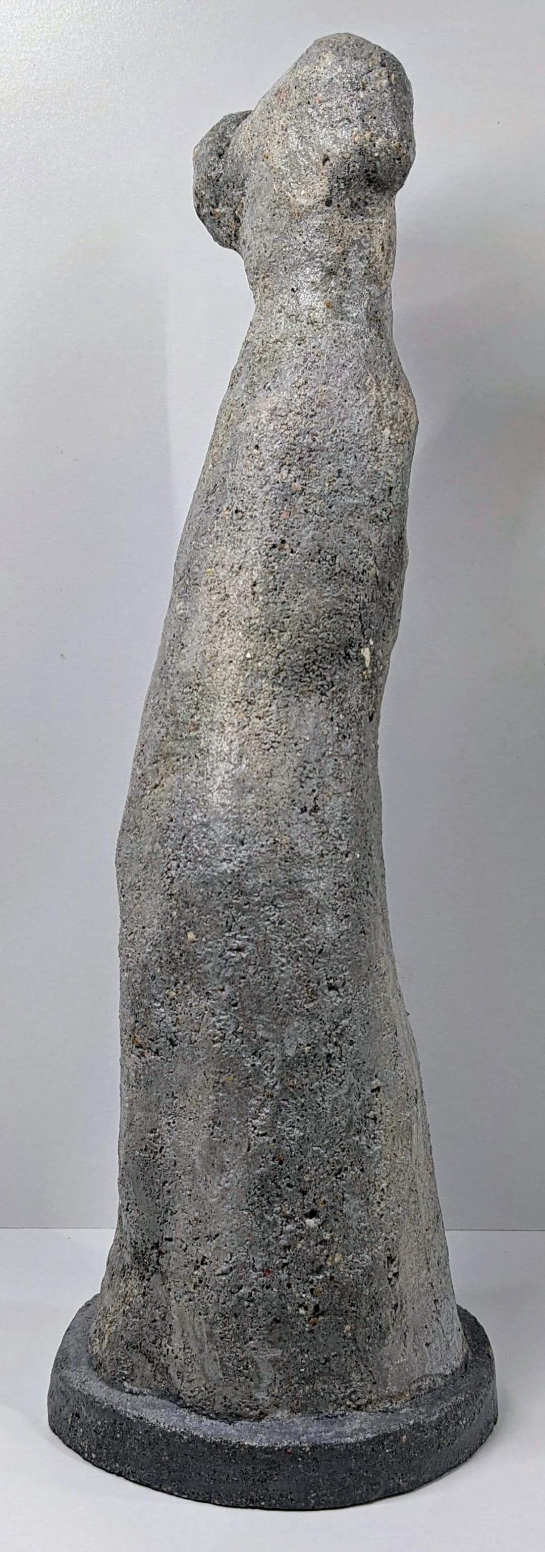 Abstract Concrete Sculpture, Woman, Female Figure, Figurative Art ...