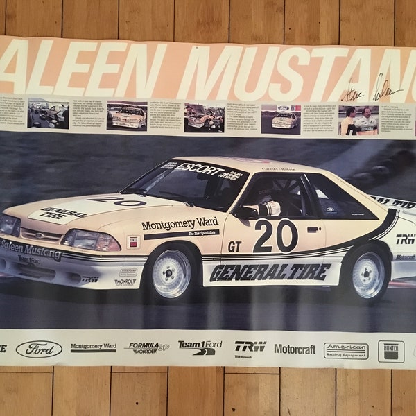 Vintage Ford Poster - Etsy