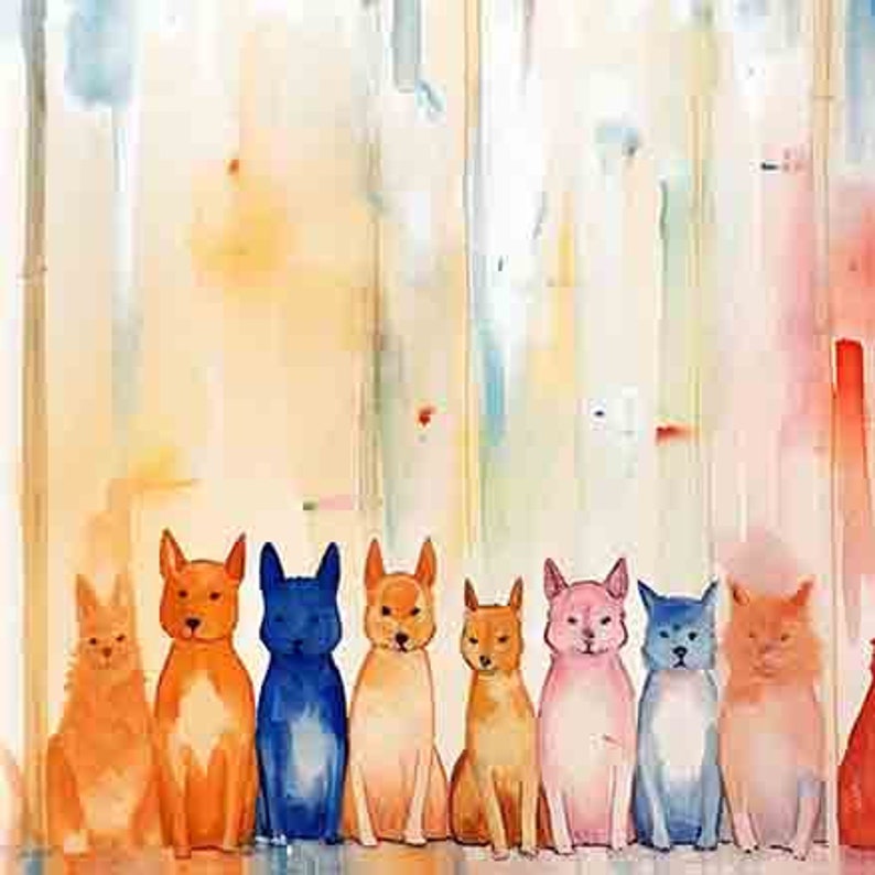 Sketch-i-doodles Reverse Coloring Pages - Cats & Dogs Edition - 8.5 X ...