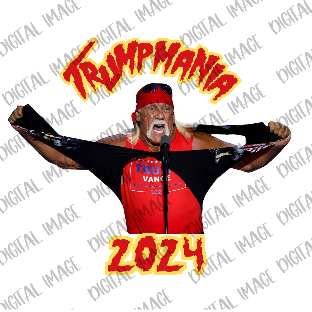 Trumpmania, Donald Trump, Rally, Hulk Hogan, 2024 President, MAGA, PNG ...
