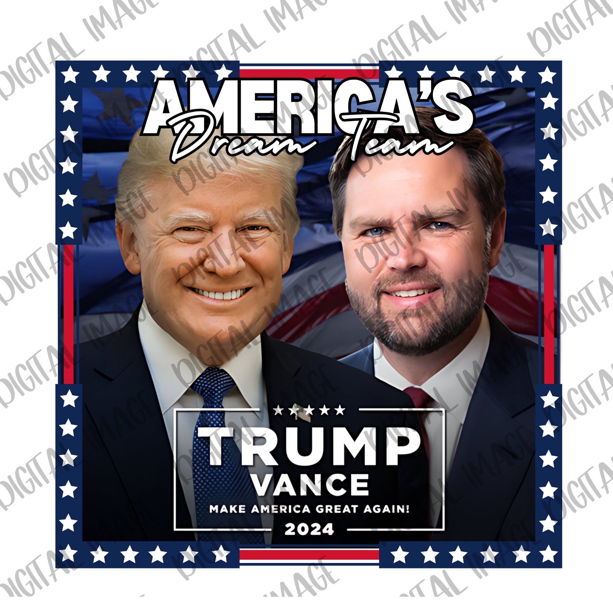 Trump and Vance, Americas Dream Team, 2024 President, Vice President ...