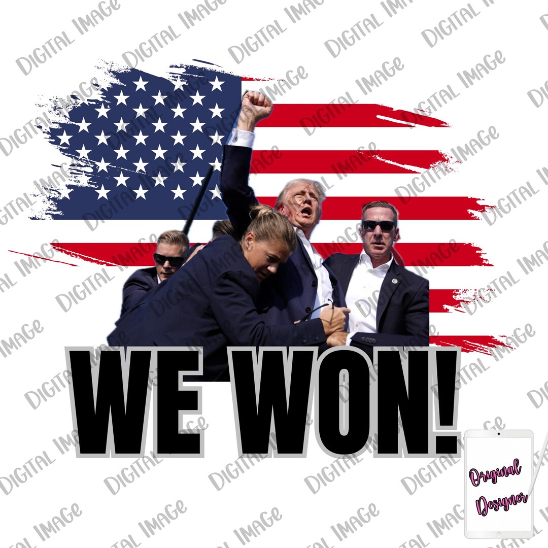 Trump We Won!, Daddy’s Home, 2024 President, Trump Won, Trump and Vance ...