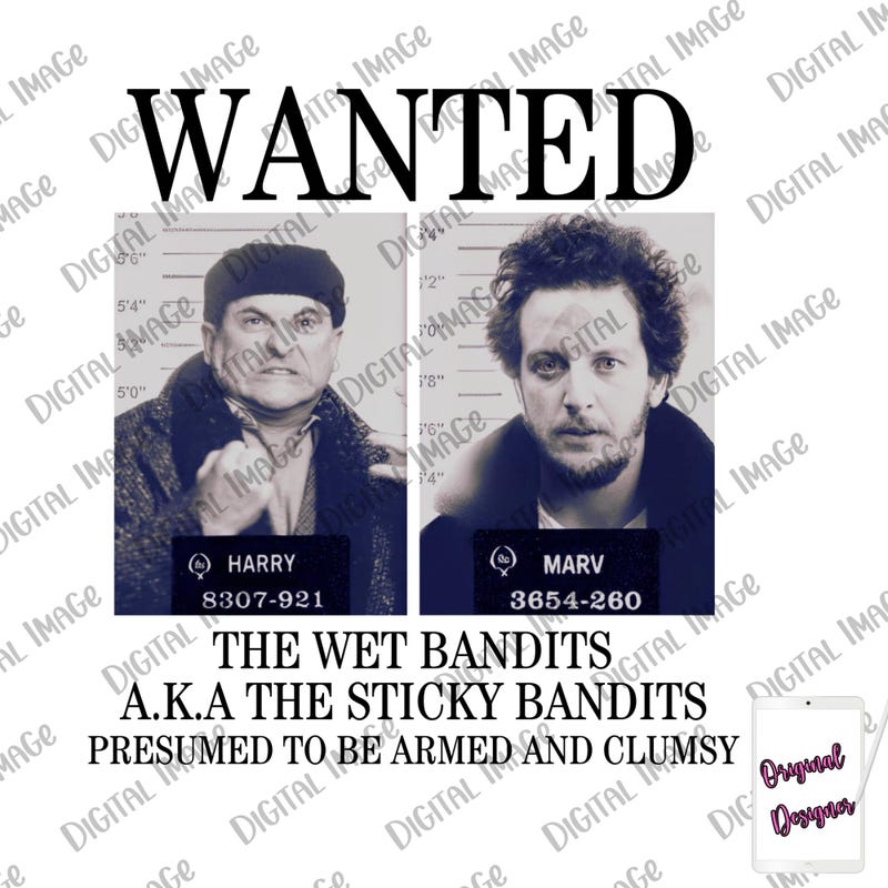 Wet Bandits - Etsy