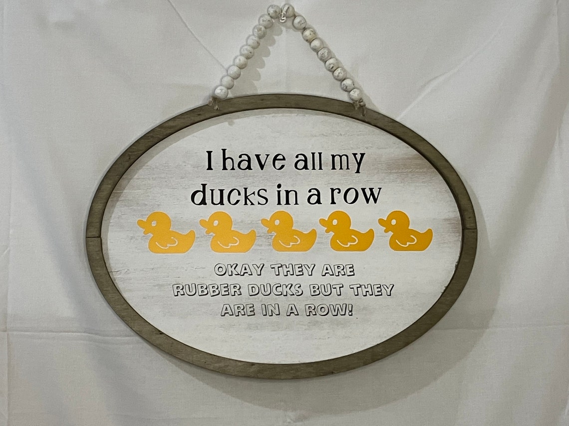 Rubber Duck Sign - Etsy