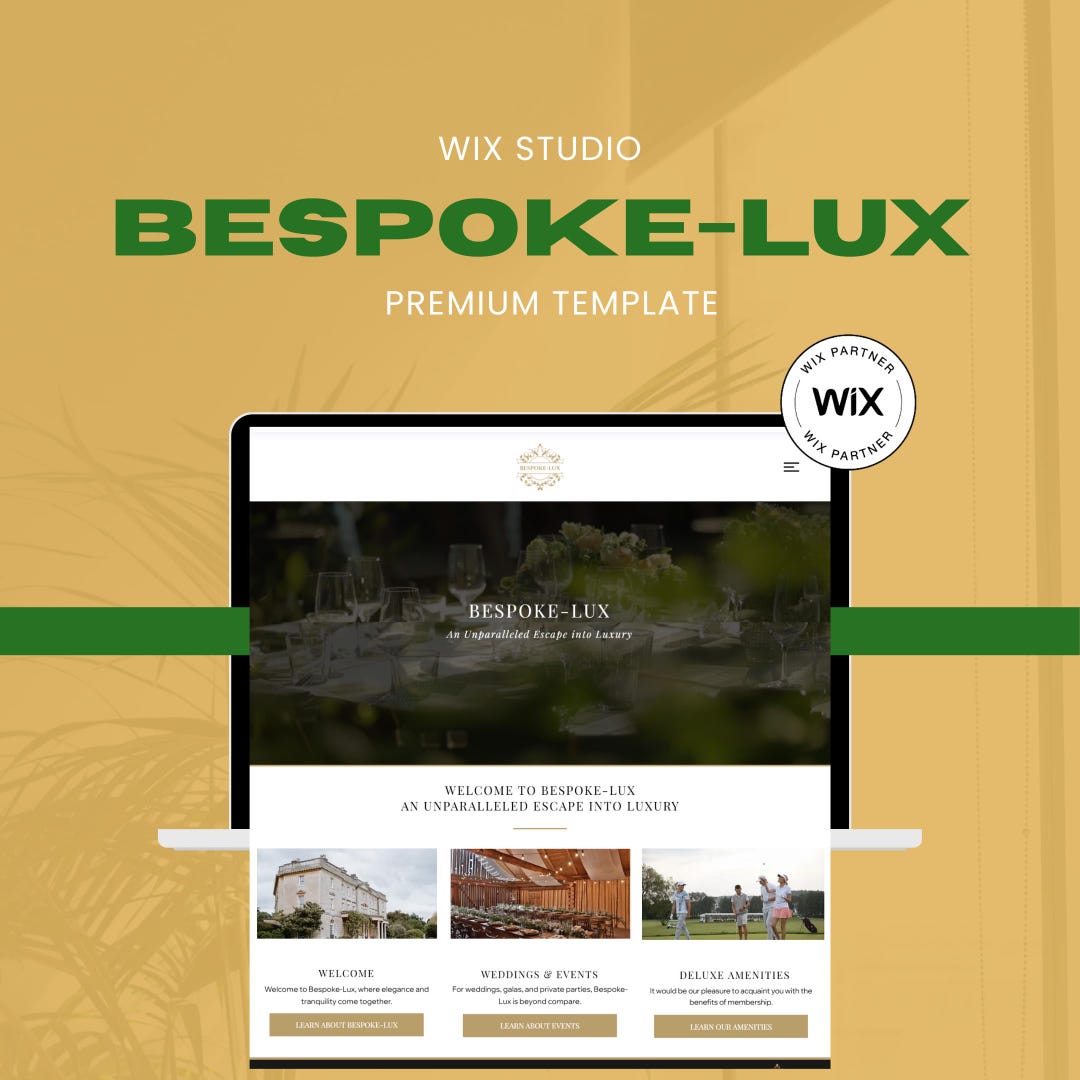 Wix Studio Website Template, Modern Wix Website Theme, Minimalistic ...
