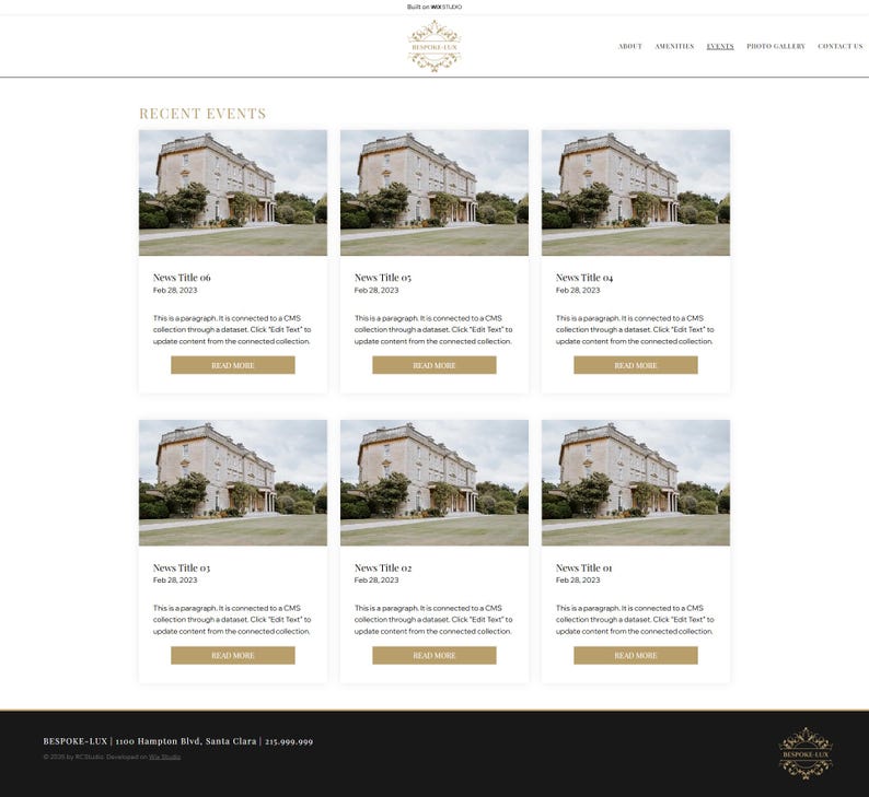 Premium Wix Studio Templates for Creatives, Entrepreneurs, Modern Wix ...