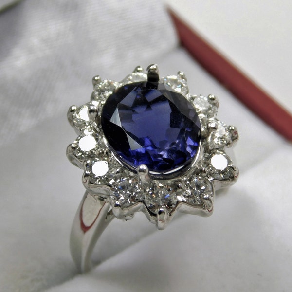 Iolite Ring - Etsy