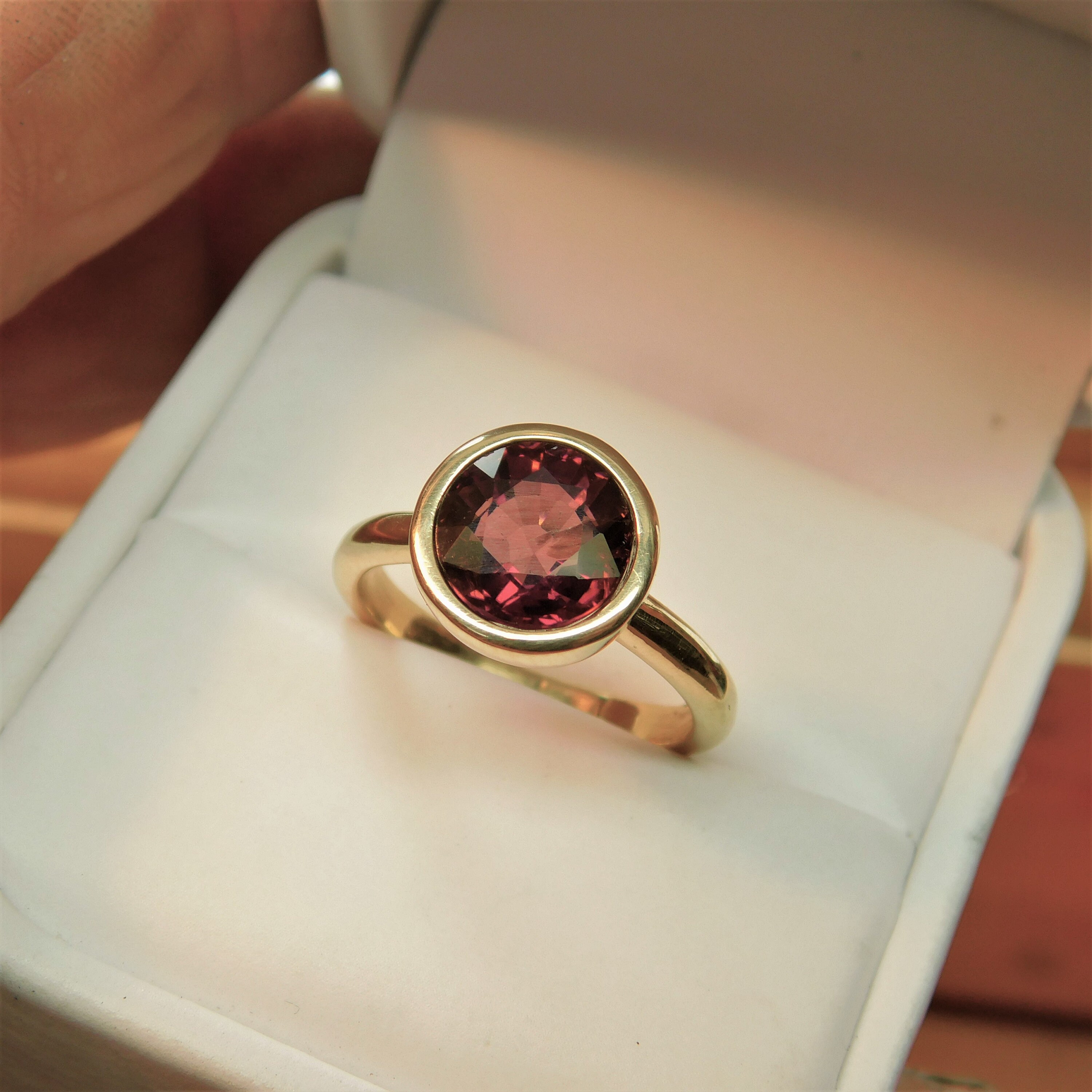 AAAA Color Change Rubellite Tourmaline 3.0 Carats 9mm Round | Etsy