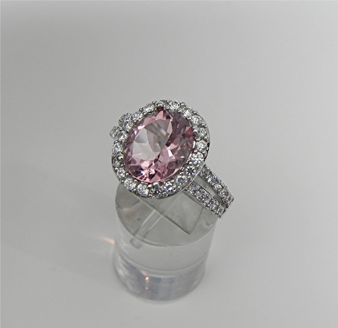 AAAAA Vivid Magenta Rosa Oval Morganita 12x10mm 4.05 Quilates - Etsy España