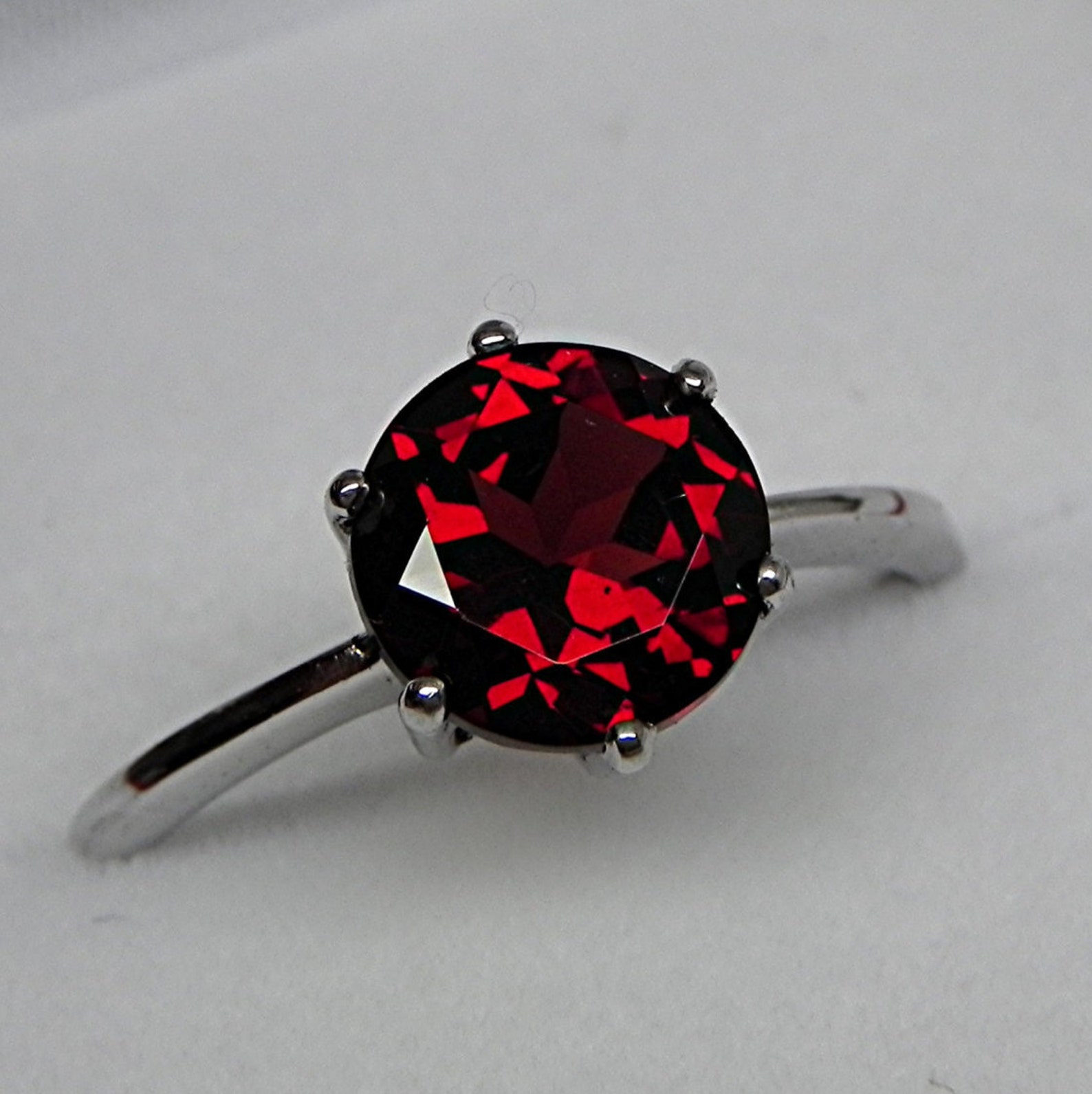 AAAA Red Pyrope Garnet Round Natural Untreated 8mm 2.10 Carats - Etsy