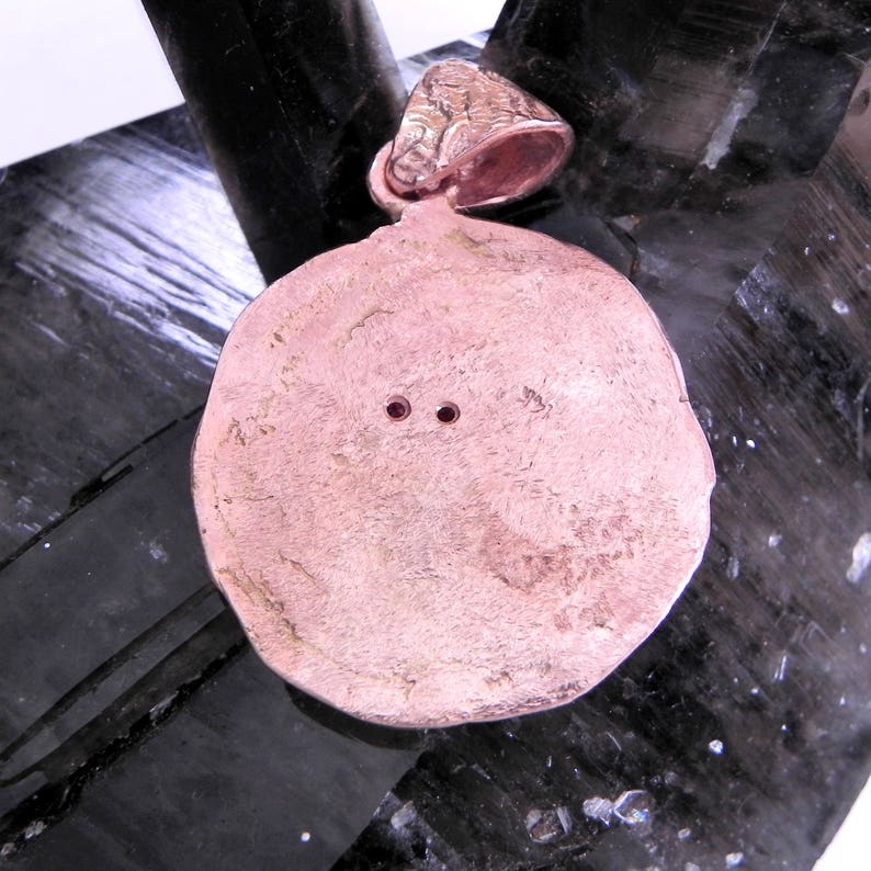 14K Gold DRAGON Rose Gold Pendant W/ Ruby Eyes. Hand Carved. | Etsy