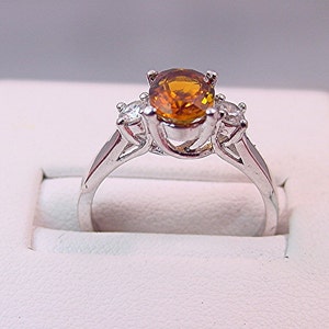 AAA Brown Bronze Dravite Tourmaline 8x6mm 1.20 Carats 14K White or ...