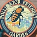 Bee Pollinator Friendly Garden Sign - Etsy