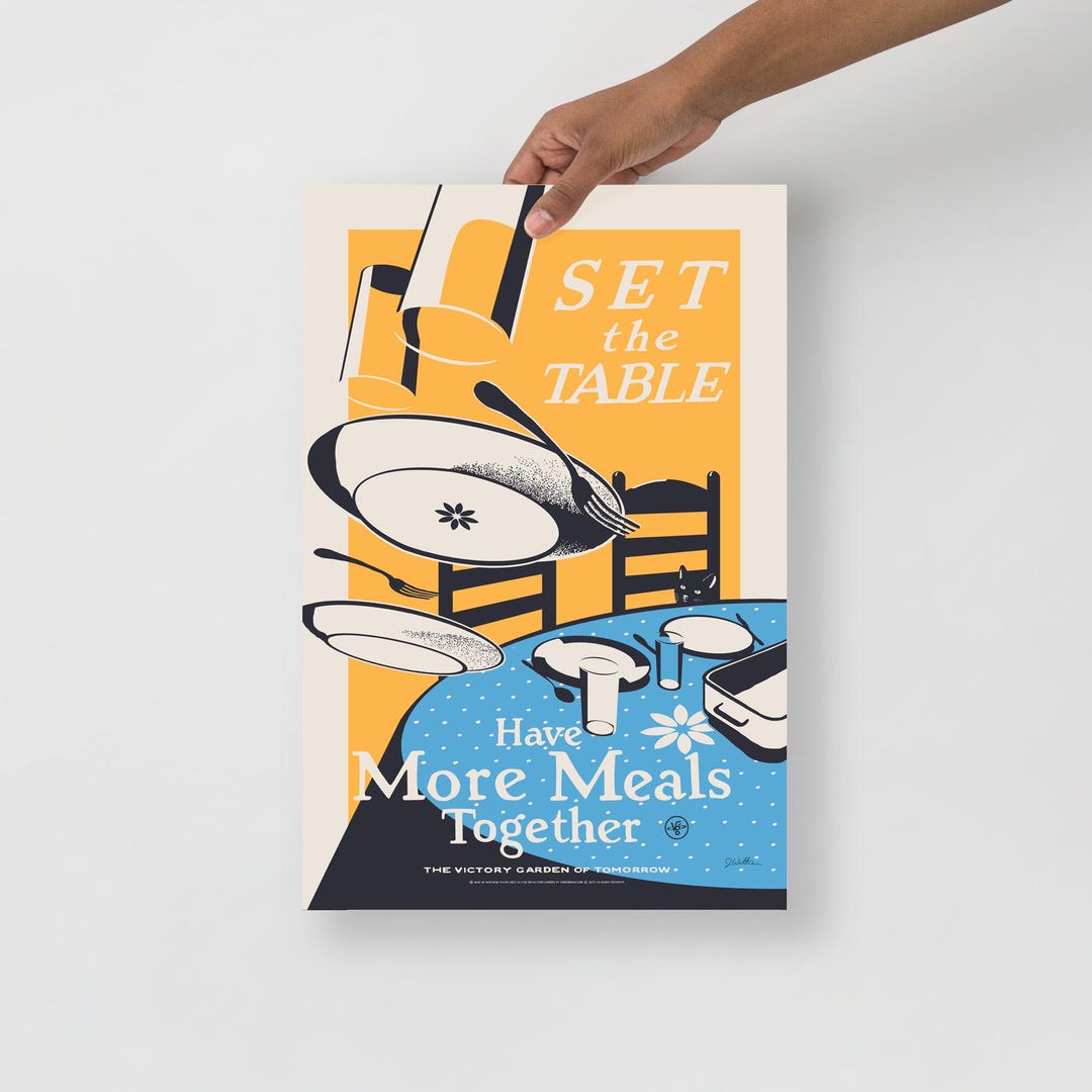 Set the Table - Poster Print - Etsy