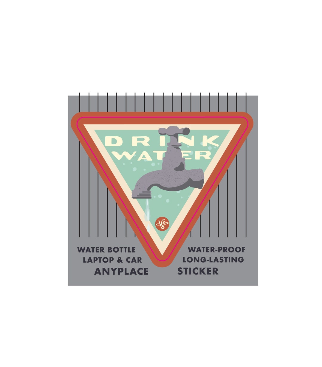 Hydration Sticker Drink Water - Etsy