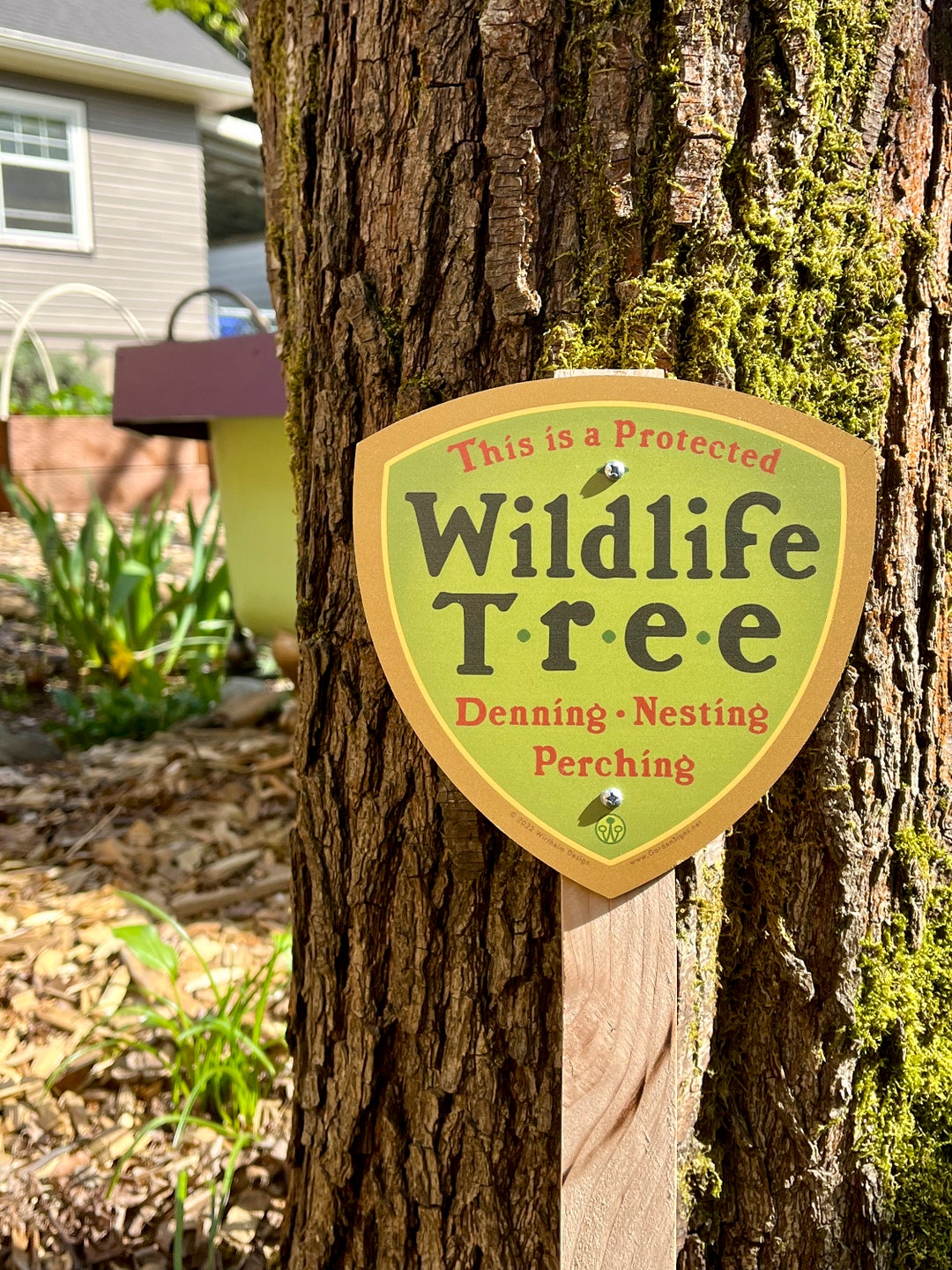 Wildlife Tree Garden Sign - Etsy