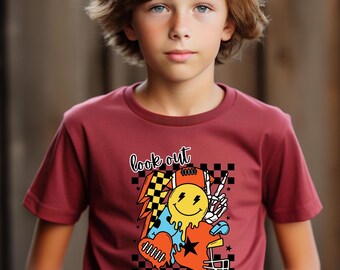 1st Grade Back to School, Look Out Here I Come, Boy - Etsy