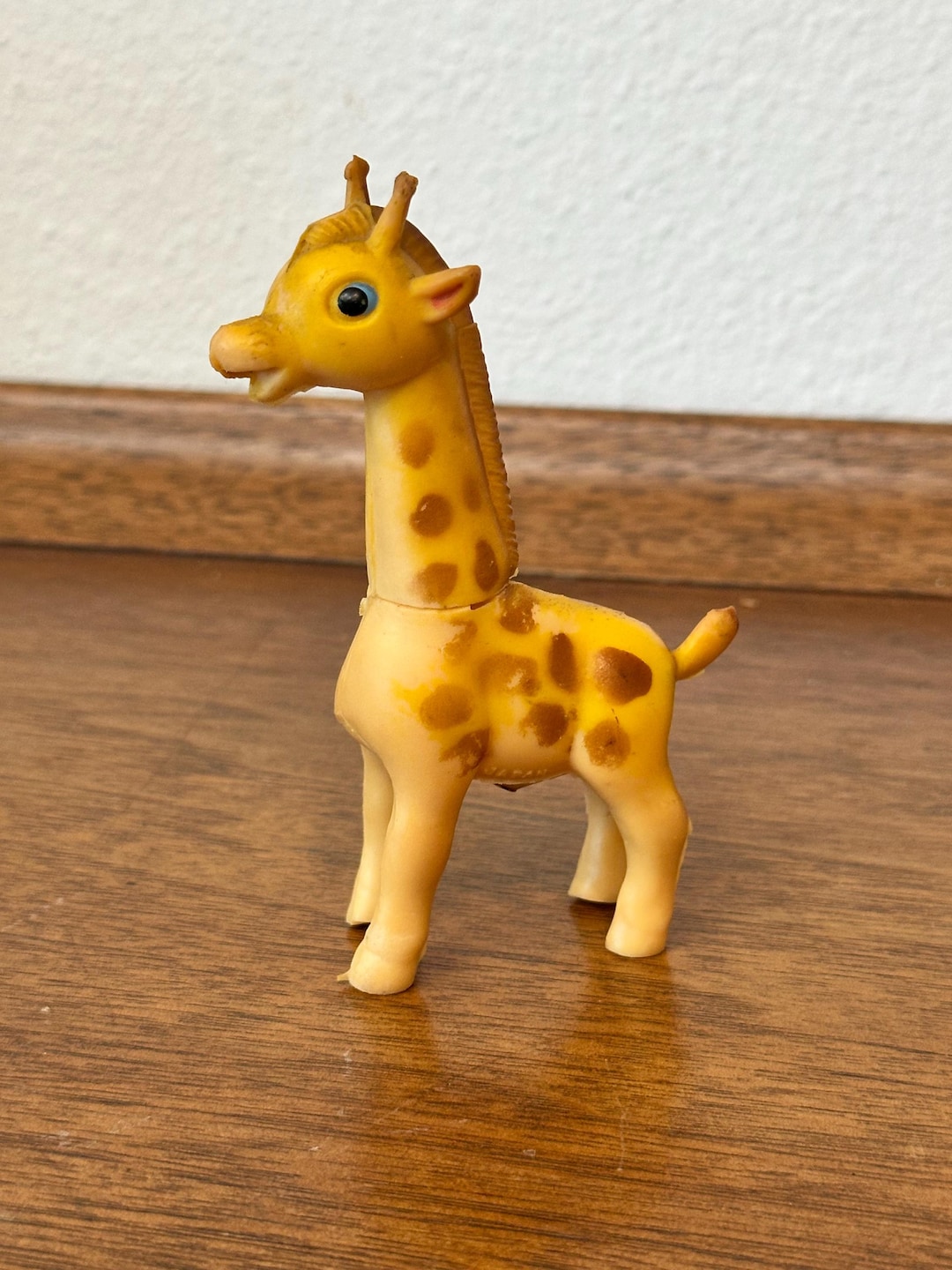 Vintage Rubber Giraffe Squeeze Toy - Etsy