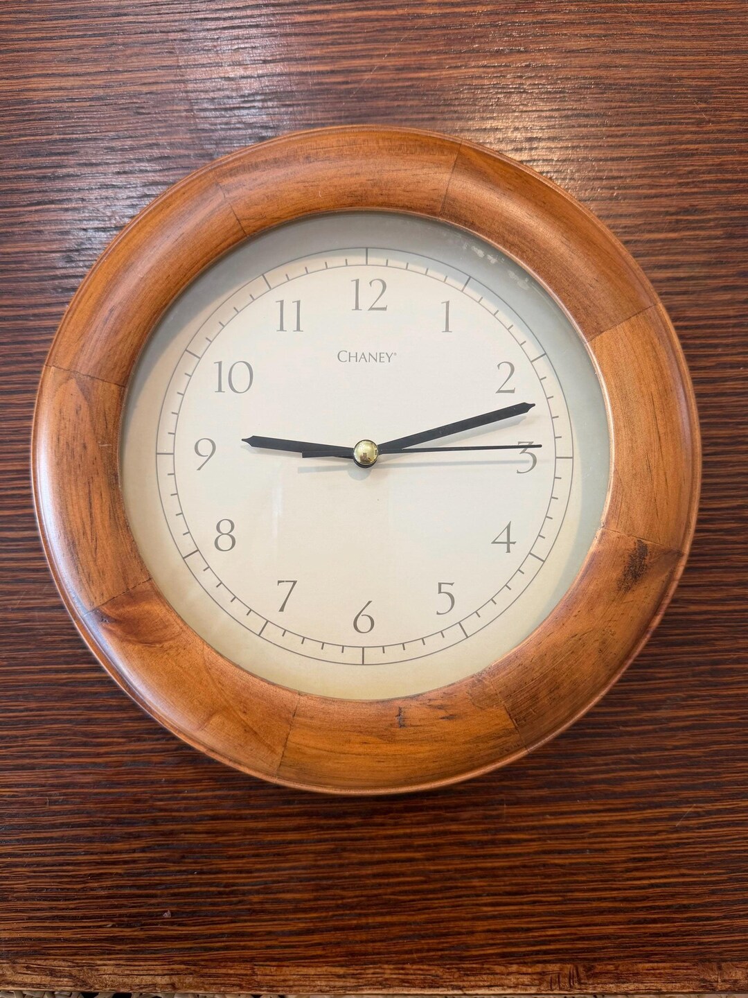Vintage Wood Wall Clock - Chaney - Etsy