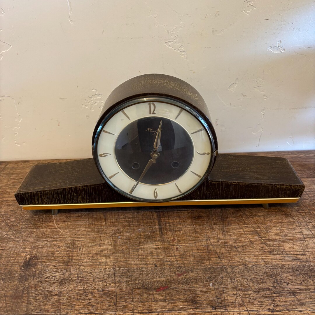 Vintage Mid Century Kienzle Mantle Clock - Etsy