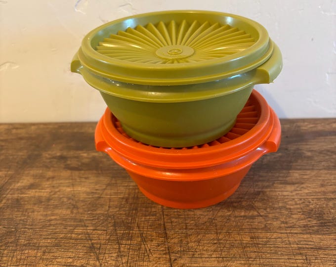 Vintage Small Tupperware Containers With Lids - Etsy