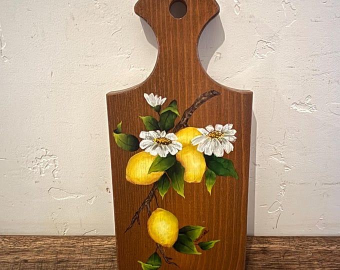 Vintage Wood Lemon Wall Decor Hanging - Etsy
