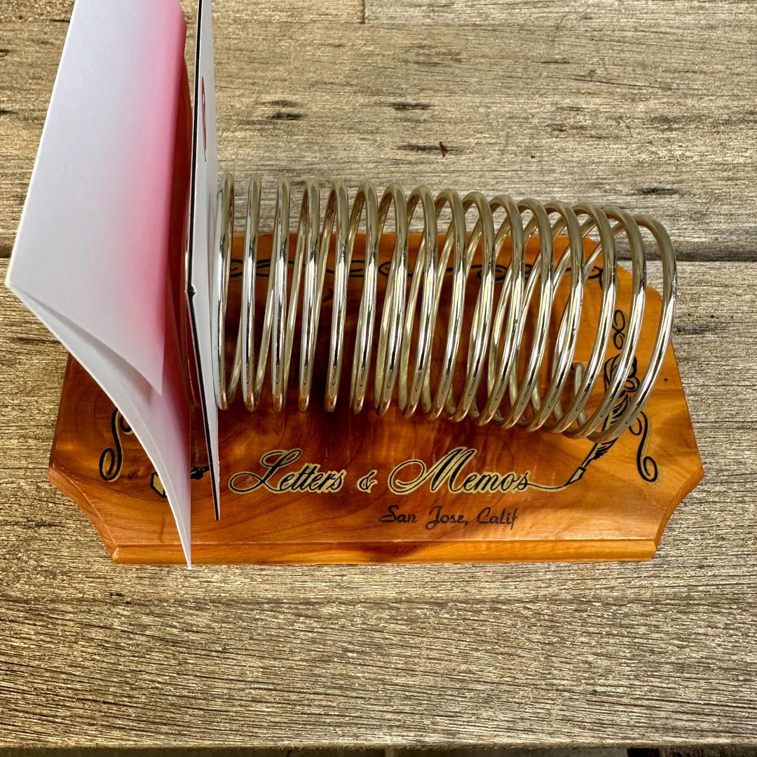 Vintage 1960s Letters and Memos Organizer - Etsy