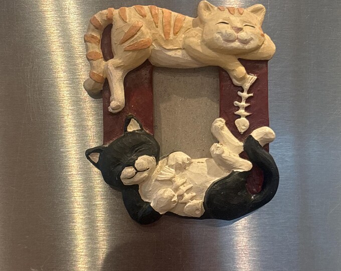 Cats Magnet Photo Frame - Etsy
