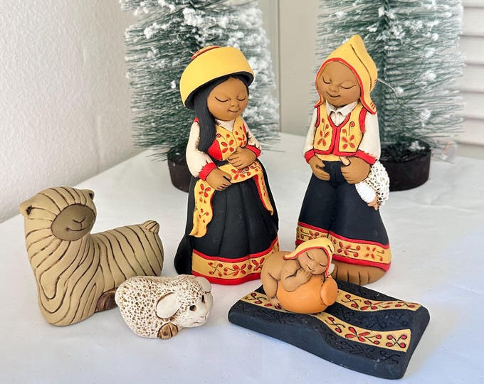 Peruvian Nativity Set - Etsy