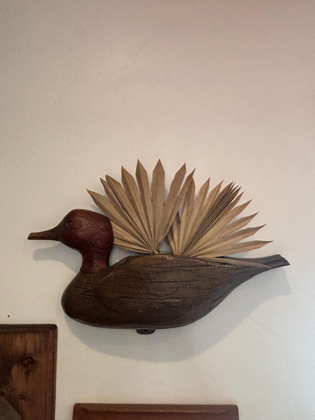 Vintage Syroco Resin Goose Duck Hanging Basket Caddy - Etsy