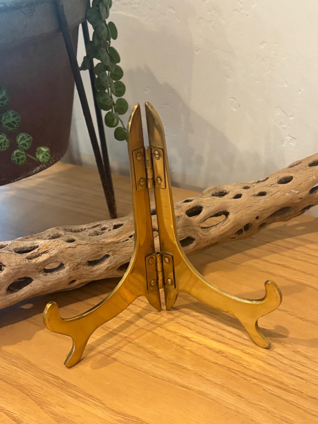 Brass Display Stand Easel - Etsy