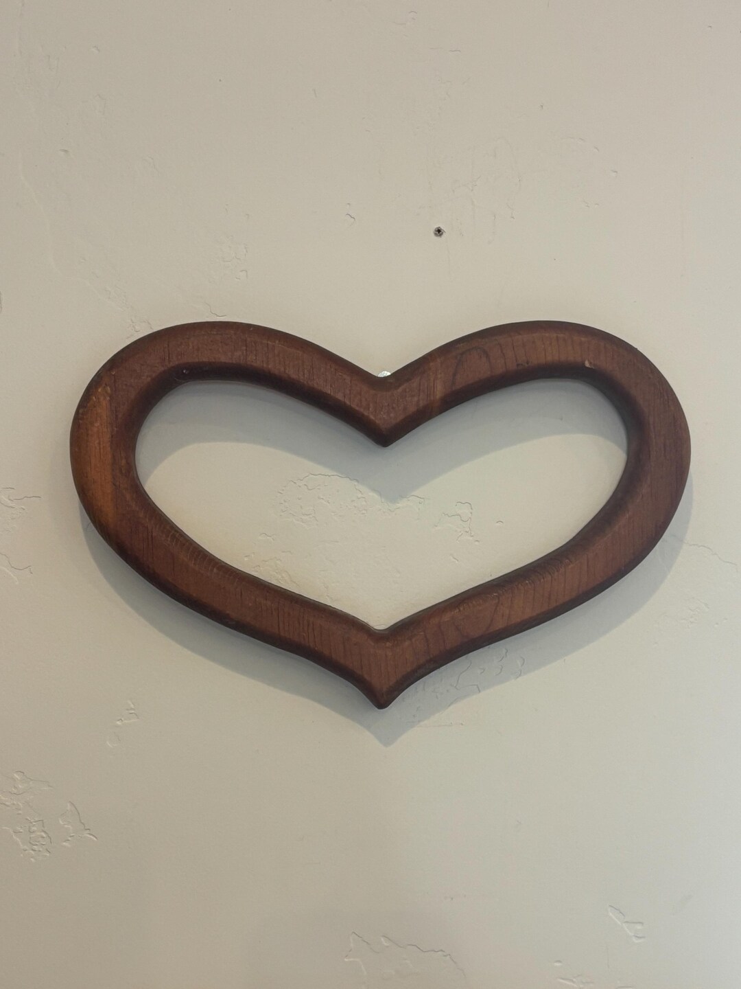 Carved Wooden Heart Wall Hanging - Etsy