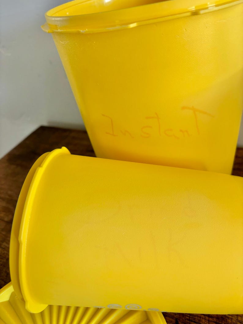 Vintage Tupperware Canister Set - Etsy