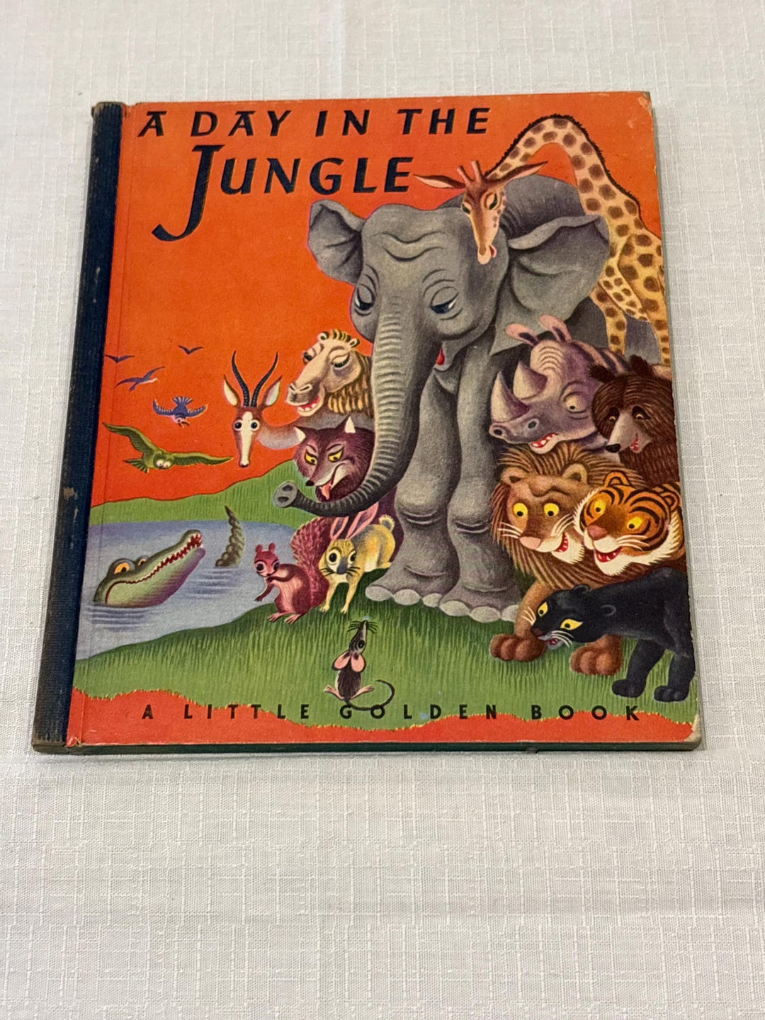 A Day in the Jungle by Janette Sebring Lowrey A Little Golden Book - Etsy