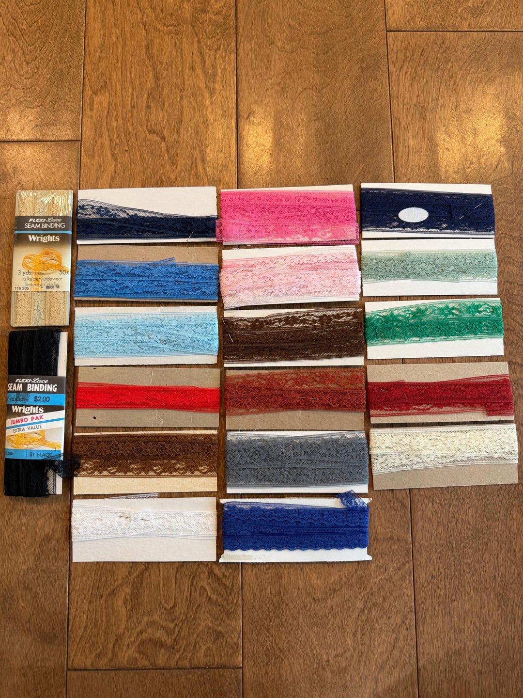 Vintage Lace Seam Binding Multi Color Collection - Etsy