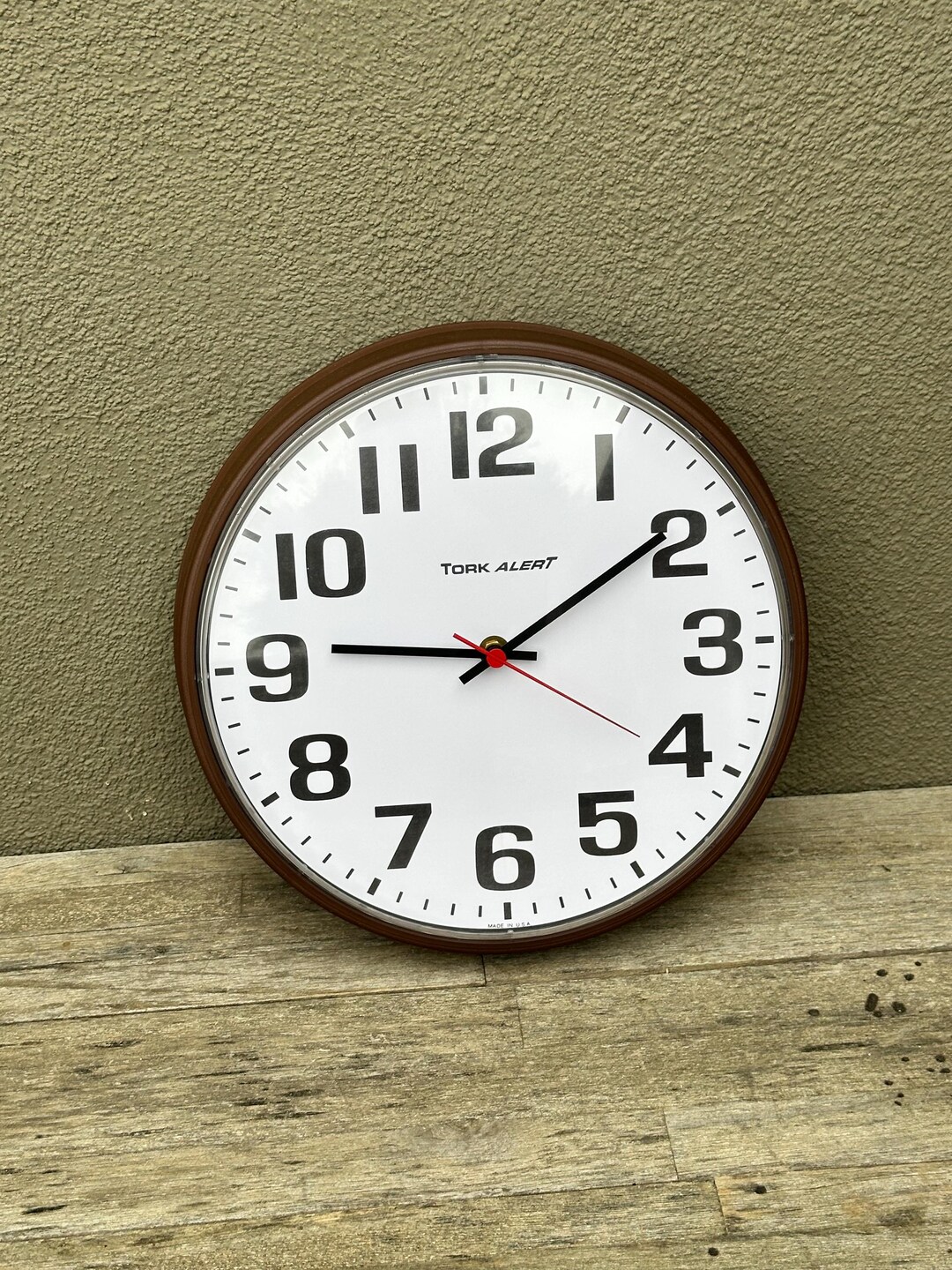 Tork Alert School House Battery Operated Clock - Etsy