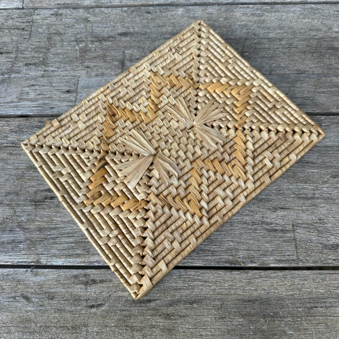 Woven Wicker Trivet - Etsy