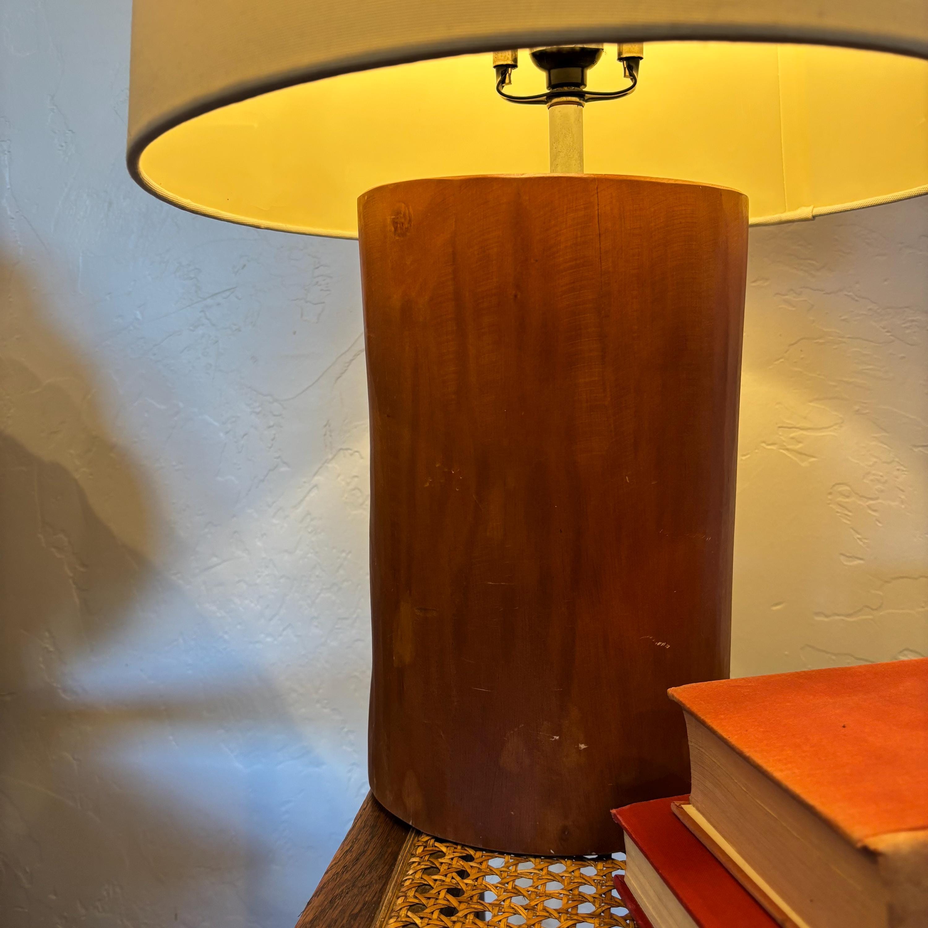 Natural Live Edge, Wood Lamp - Etsy