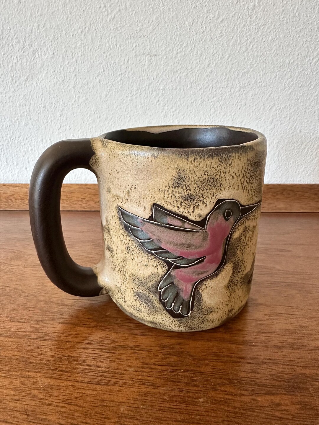 Vintage Mara Stoneware Hummingbird Coffee Tea Handled Mug - Etsy