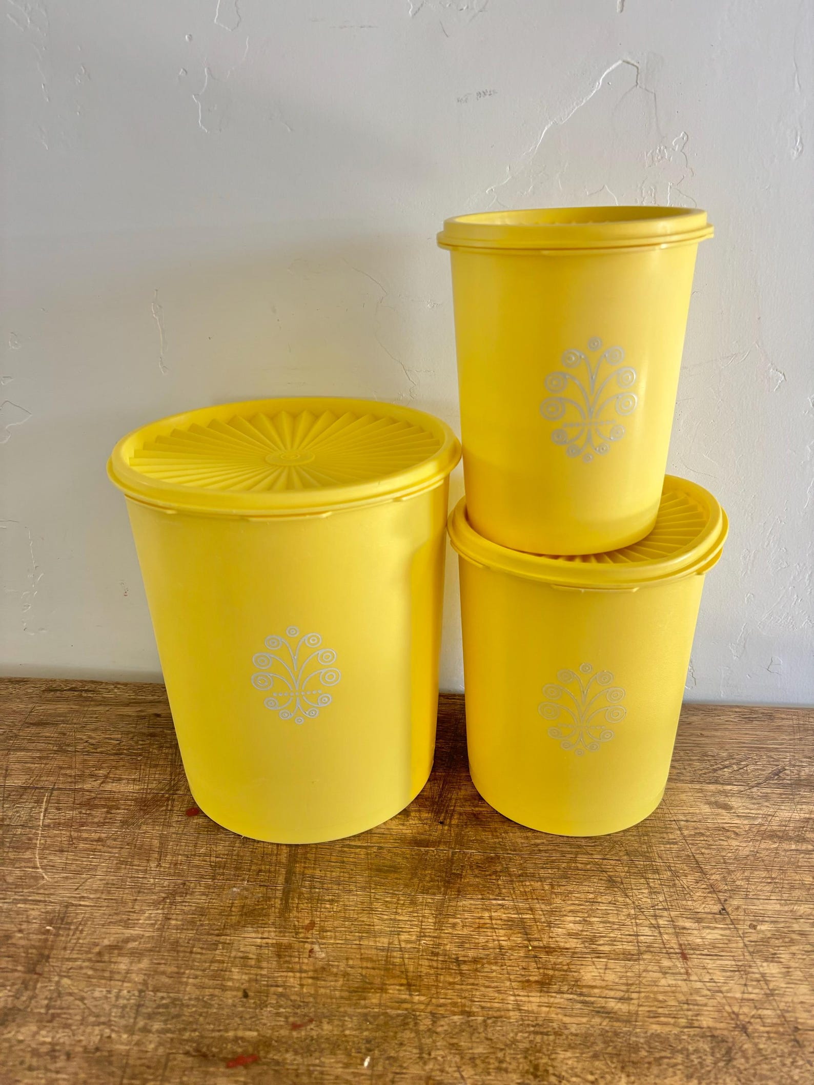 Vintage Tupperware Canister Set - Etsy