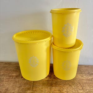 Vintage Tupperware Canister Set - Etsy