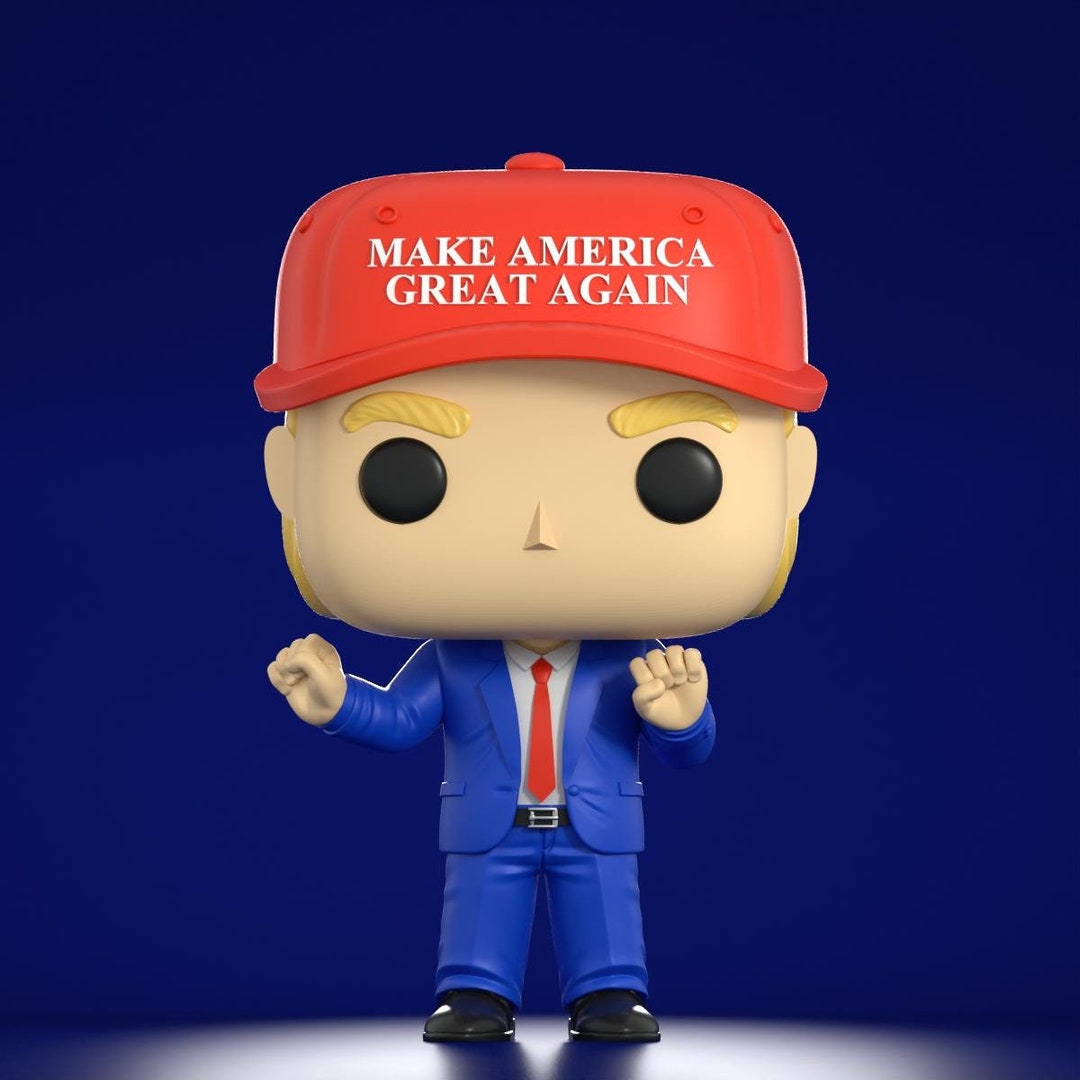 Donald Trump Custom Funko Pop MAGA - Etsy