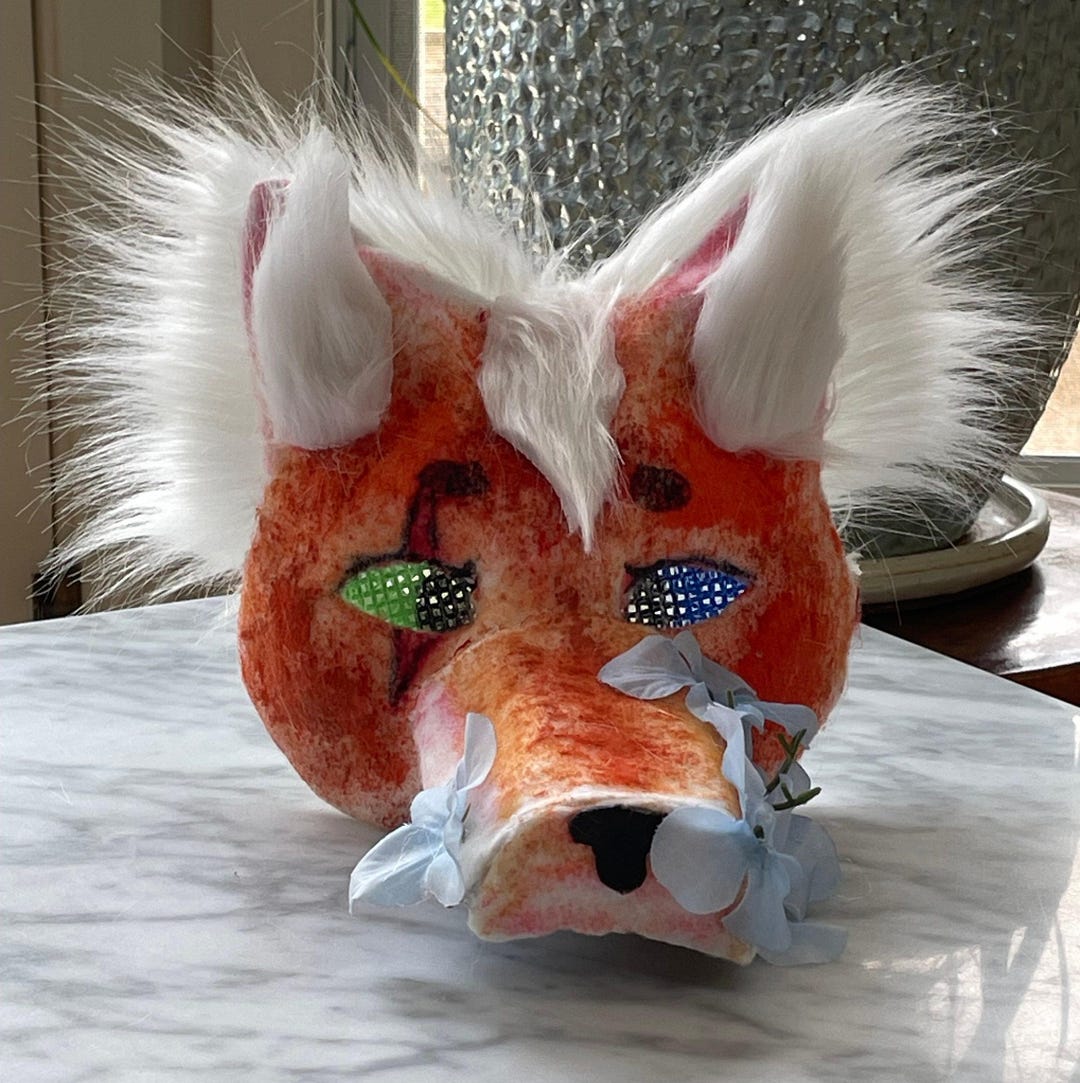 Therian Red Fox Mask - Etsy