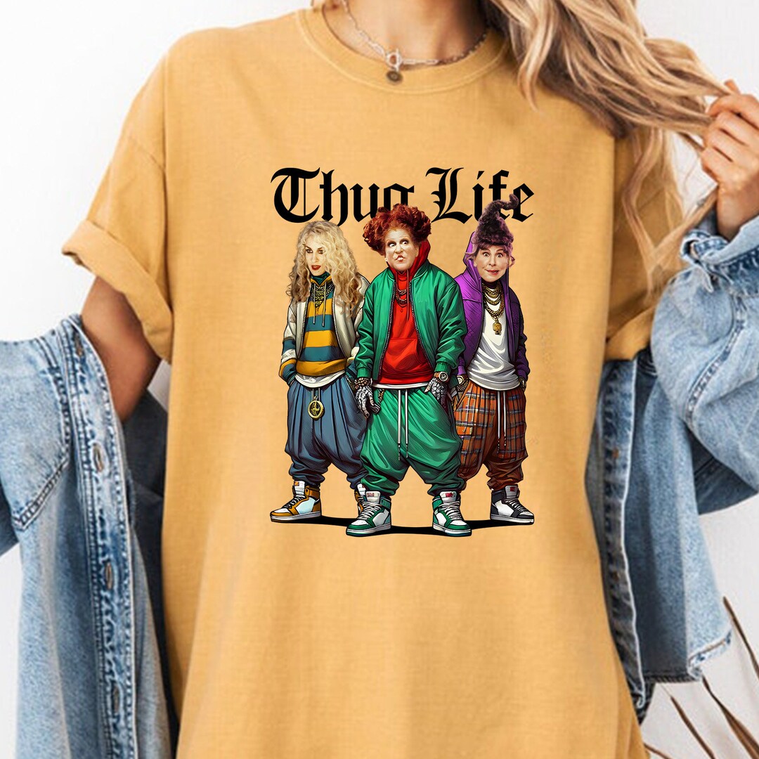 Thug Life Bad Witches Png, Retro Witches Movie Png, Salem Png, Retro ...