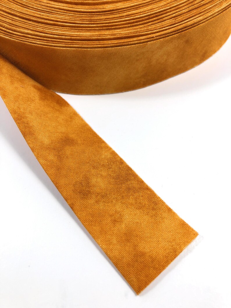 Quilt Binding Bias Mottled Rust 1.25 Wide 100% Cotton Single Center ...