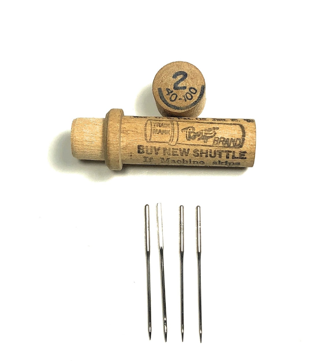 Antique Boye Sewing Machine Needles Wooden Tube No. 2 30-80 - Etsy