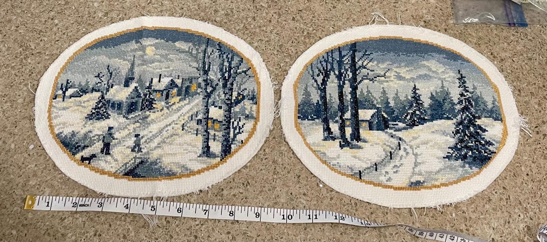 Winter Embroidery Scene Pictures - Etsy