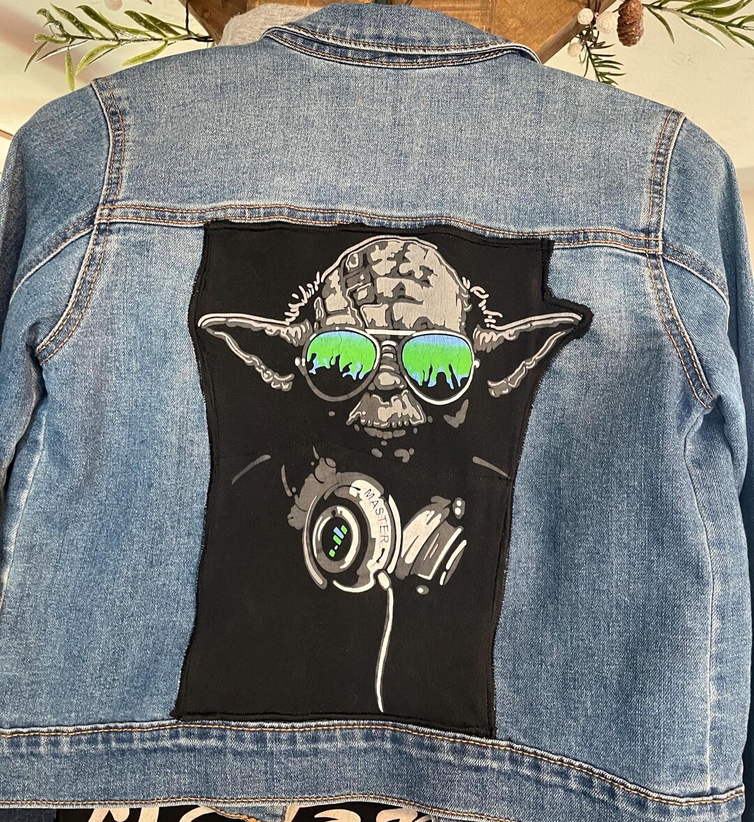 Levis Youth Jean Jacket Upcycled With Demon Slayer Tanjiro and Nezuko ...