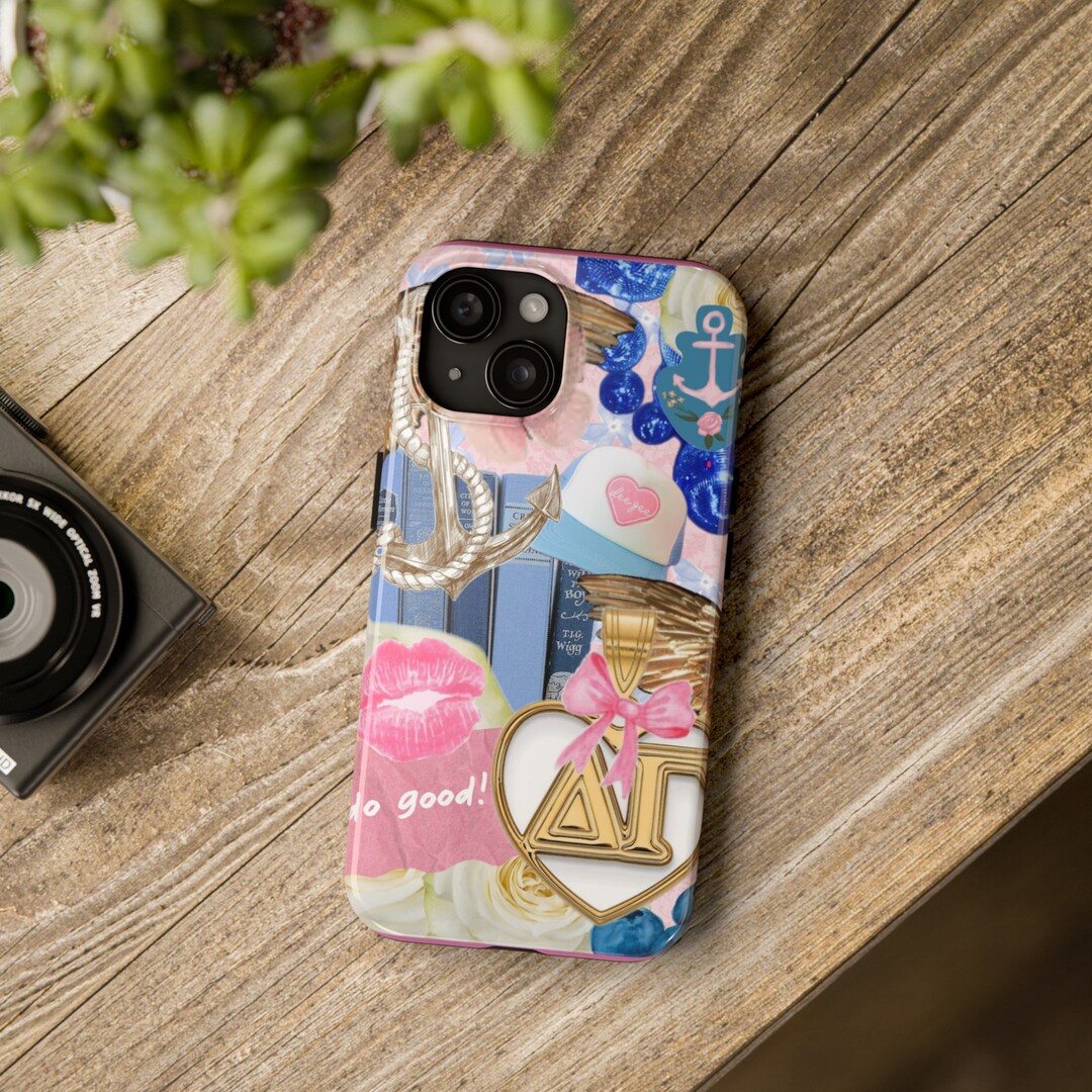 Delta Gamma Maximalist Tough Phone Case, DG Collage Case, Deegee ...