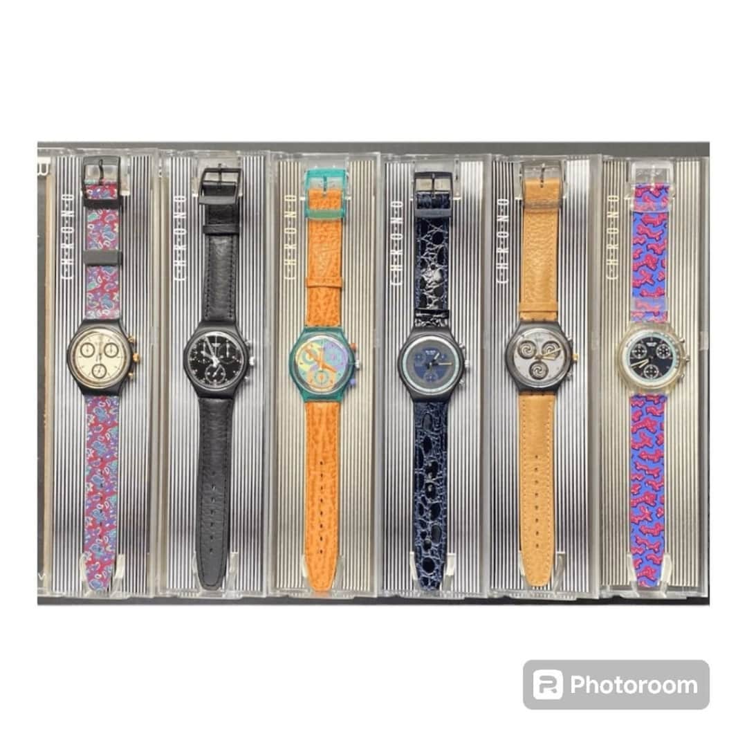 Vintage Swatch Chrono Collection. First Edition NOS Wall St,sound,siro ...